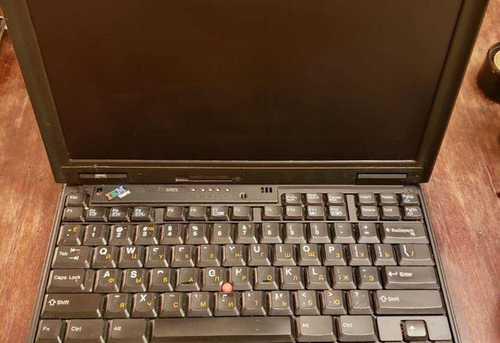 Ноутбук Think pad 600x IBM 2645 рабочий