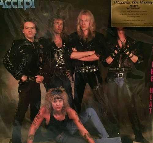 Accept – Eat The Heat (LP, Album, Ltd, RE, Flamin