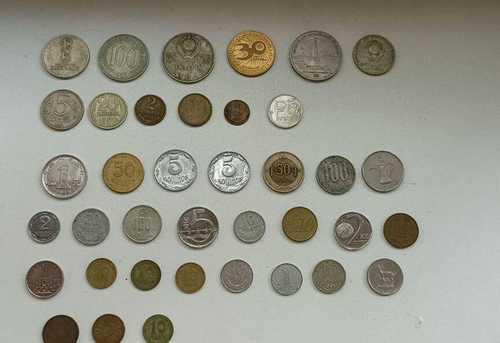 Монеты, бумажные купюры