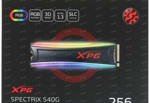SSD M.2 256 гб adata XPG Spectrix S40G RGB