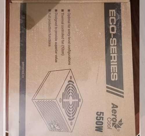 Блок питания AeroCool ECO-550W Aero White650W