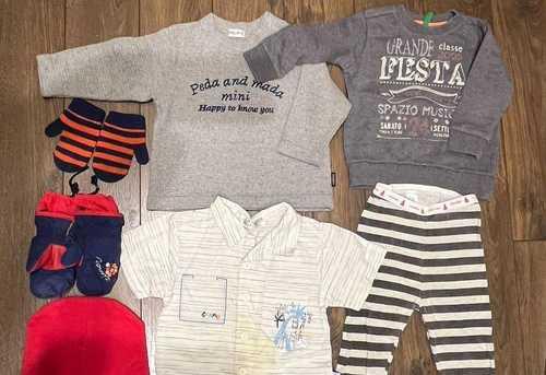 Детская одежда пакетом для мальчика разм. 80-92