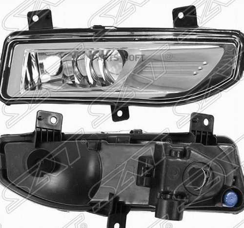 Фара противотуманная nissan X-trail/qashqai/leaf/serena/note 17-22 RH,SAT