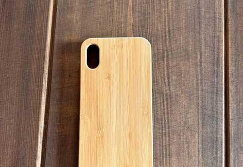 Деревянный чехол на iPhone X (10)