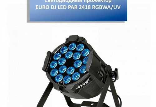 Светодиодный прожектор euro DJ LED PAR 2418 rgbwa