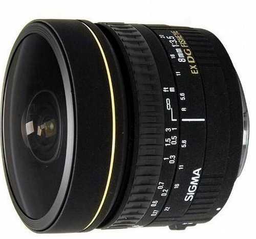 Sigma 8mm F3.5 EX DG Circular Fisheye Canon EF-S