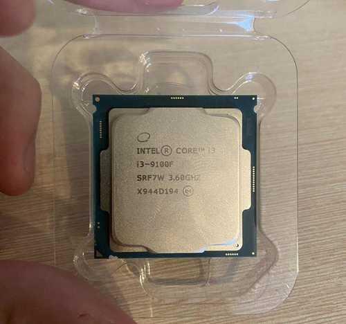 Процессор intel core i3 9100f