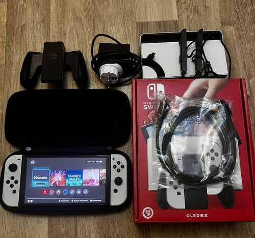 Nintendo switch oled прошитая чипом