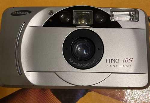 Плёночный фотоаппарат samsung fino 40s panorama