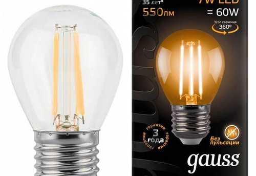 Лампа светодиодная Gauss Filament 105802107 gauss