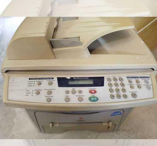 Мфу лазерный Xerox work centre pe16