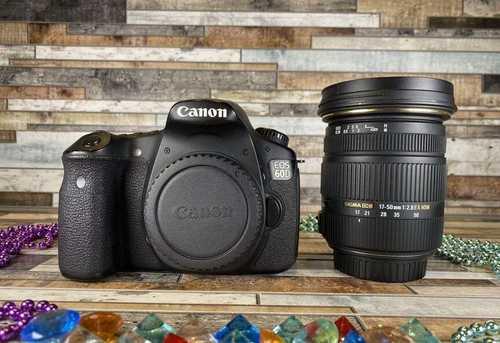 Canon EOS 60D kit Sigma 17-50mm f/2.8 EX оs нsm