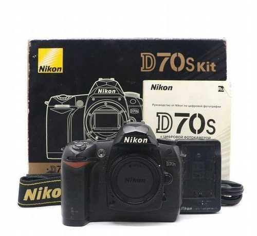 Nikon D70s body в упаковке (пробег 145 кадров)