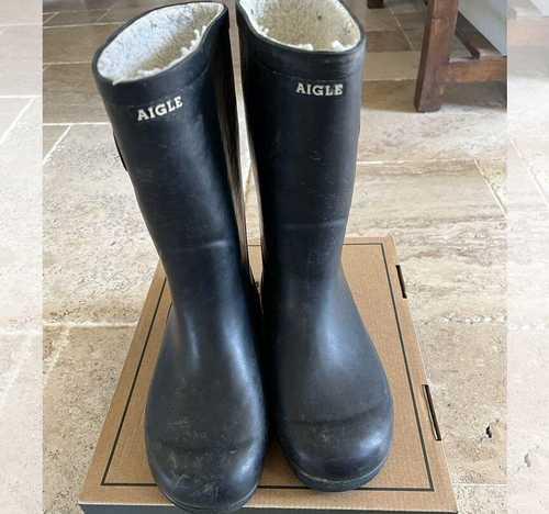 Детские резиновые сапоги Aigle 32 размер