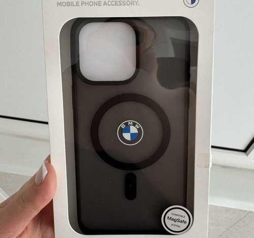 Чехол на iPhone 15 pro max magsafe BMW