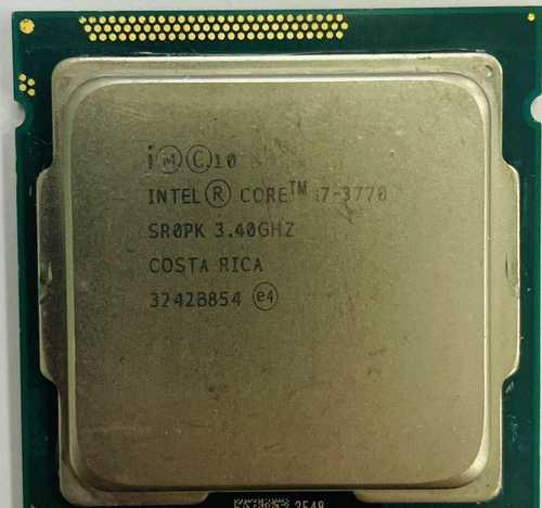 Процессор intel core i7 3770