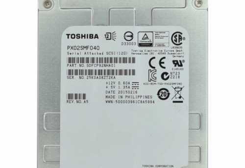 Жесткий диск Toshiba 400GB 12G MLC SAS PX02SMF040