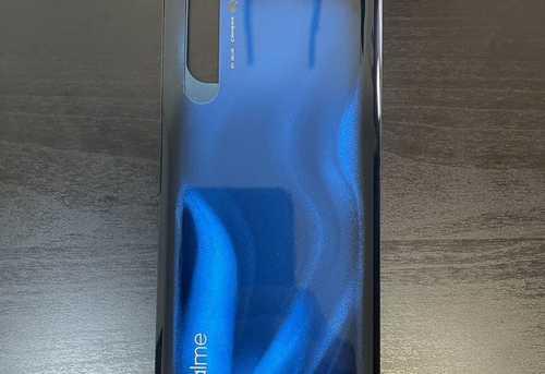 Задняя крышка Realme 6 Pro (синяя) Аналог