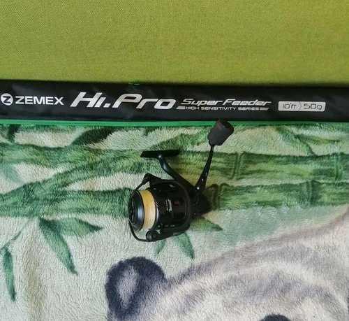 Фидер zemex Hi-pro 10ft до 50гр