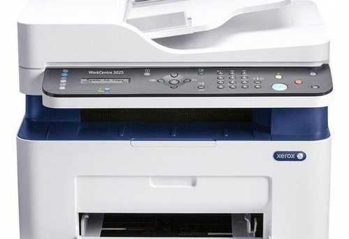 Мфу лазерное Xerox WorkCentre 3025BI, ч/б, A4, бел