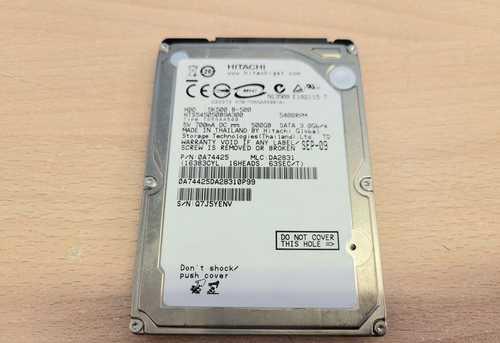 Жесткий диск HDD 2.5" Hitachi Travelstar 500 Гб