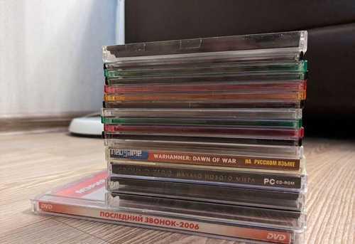 Упаковки для CD-дисков (боксы) - 17 шт