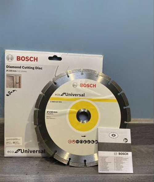 Алмазный диск по бетону bosch 230 х 22.23 мм