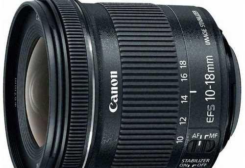 Canon EF-S 10-18mm f/4.5-5.6 IS STM новый