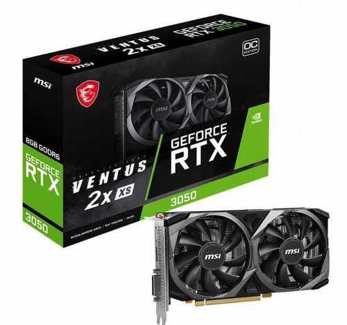 Видеокарта MSI GeForce RTX 3050 ventus 2X XS OC 8G