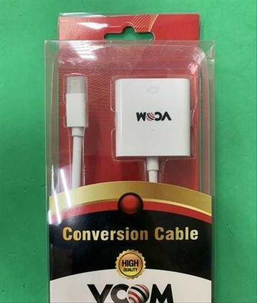 Vcom VGA (F) - mini DisplayPort (M), NEW нал/безн