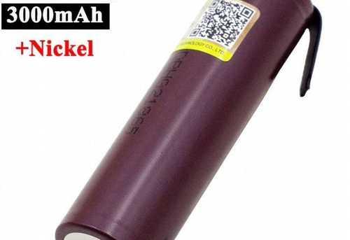 Аккуммулятор HG2 18650 3.6V*3000mAh клеммы