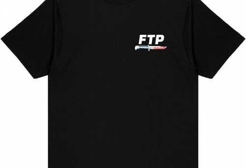 FTP ghostface logo TEE футболка фтп черная