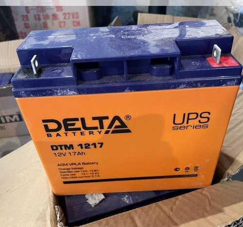 Аккумуляторы Delta DTM 1217, 1207 и VIM 12-17