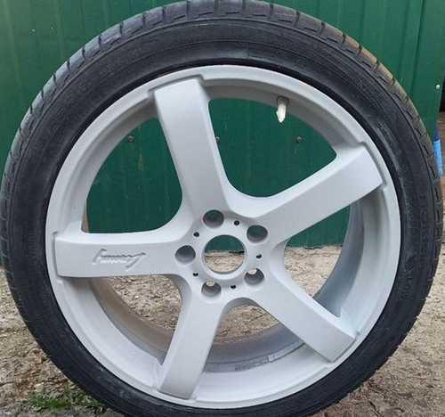 Литые диски r18, 5x114 3 с резиной бу