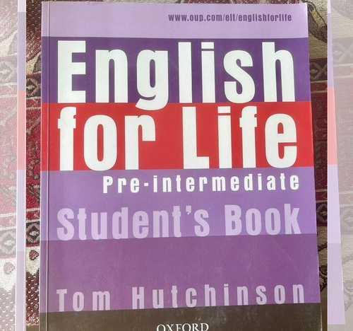 Учебник English for life pre-intermediate