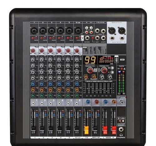 AG-6P Микшерный пульт, 6 каналов, LAudio