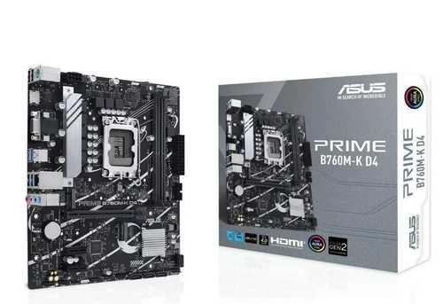 Материнская плата asus prime B760M-K D4