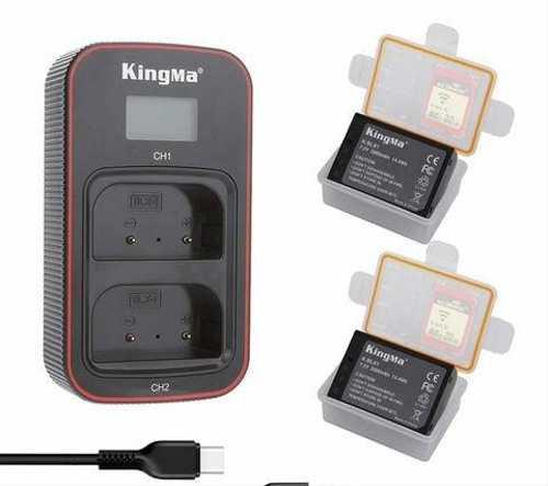 Комплект KingMa BLX1 2 шт акб. и двойное З.У. USB