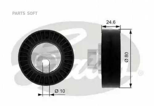 Gates T38069 Направляющий ролик привода вспомогате