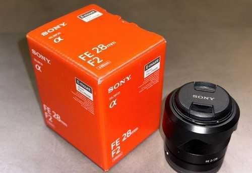 Объектив Sony FE 28 F2.0 SEL28F20