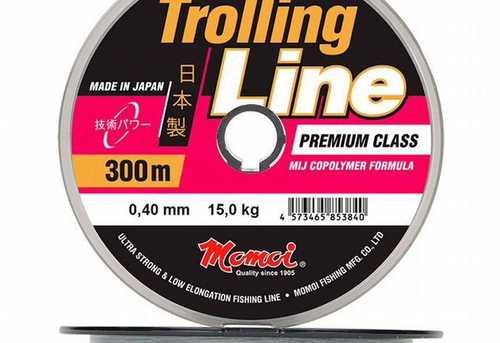 Леска Momoi Trolling Line 300м, прозрачная, 0,45мм