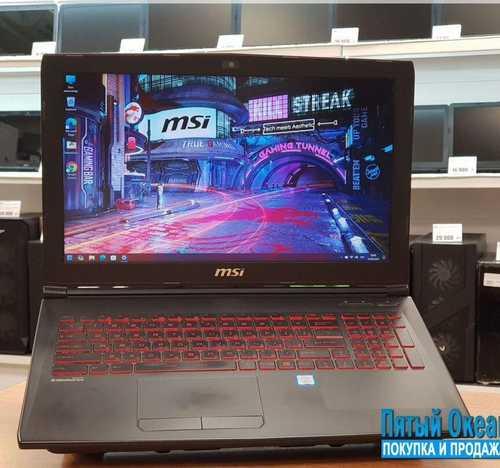 Игровой ноутбук MSI 15 FHD, Core i7-7700HQ, GTX