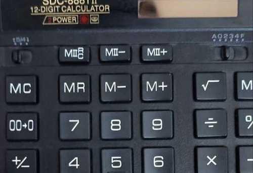 Калькулятор citizen sdc-888Tll бухгалтерский