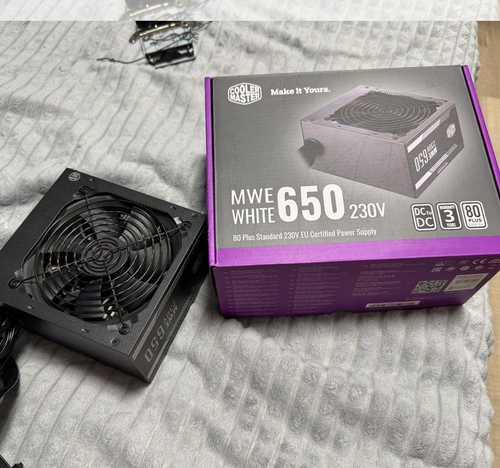 Блок питания cooler master mwe 650w