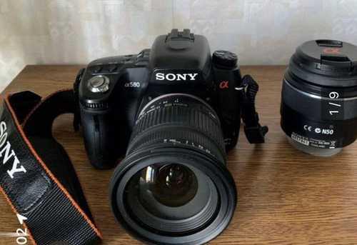 Зеркальный фотоаппарат Sony Alfa 580
