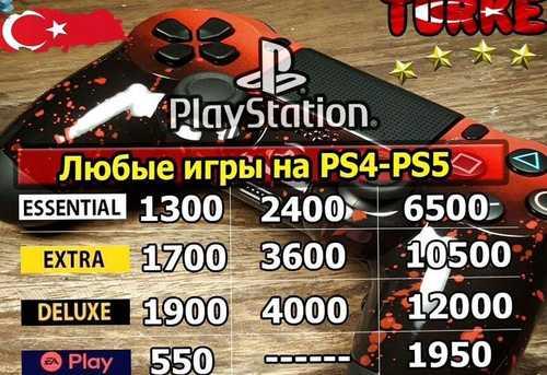Подписка PS Plus Турция/Украина/Любые игры PS0939