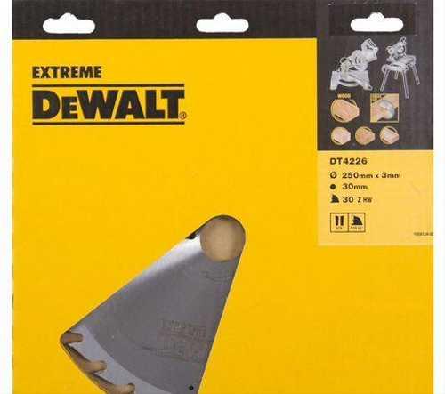 Диск пильный по дереву dewalt extreme 250x30x30T D