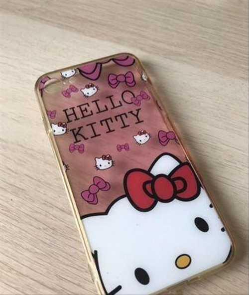 Чехол на iPhone 7. hello kitty