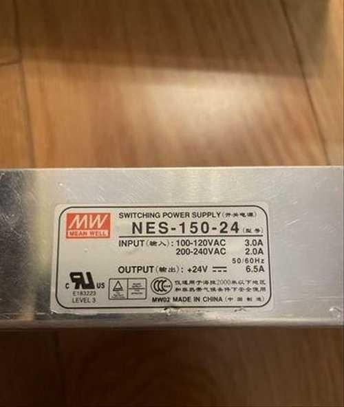 Блок питания Mean Well NES-150-24
