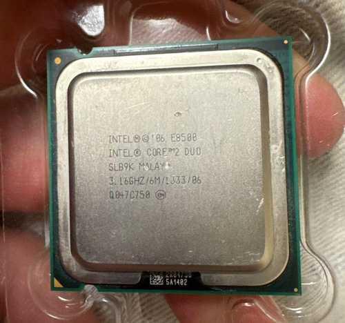 Intel core 2 duo e8500